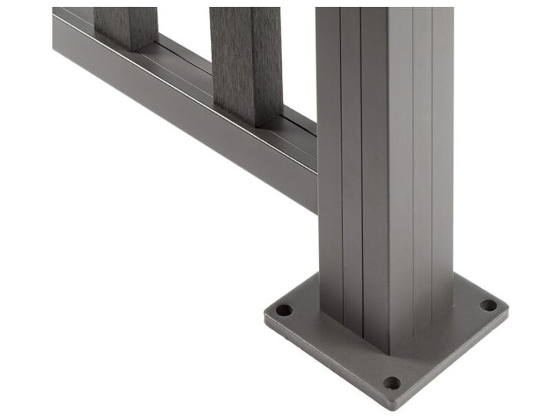Composite Balustrade Baseplate Detail - Woodford Timber