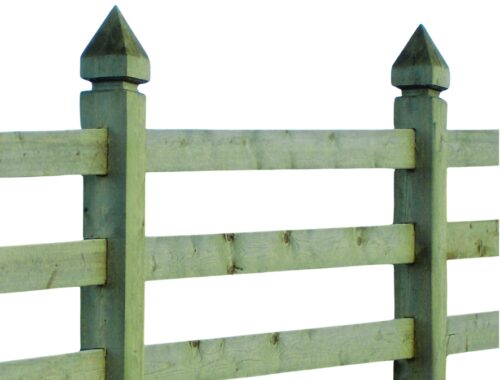 Notched Gothic Top Gate Post - Woodford Timber